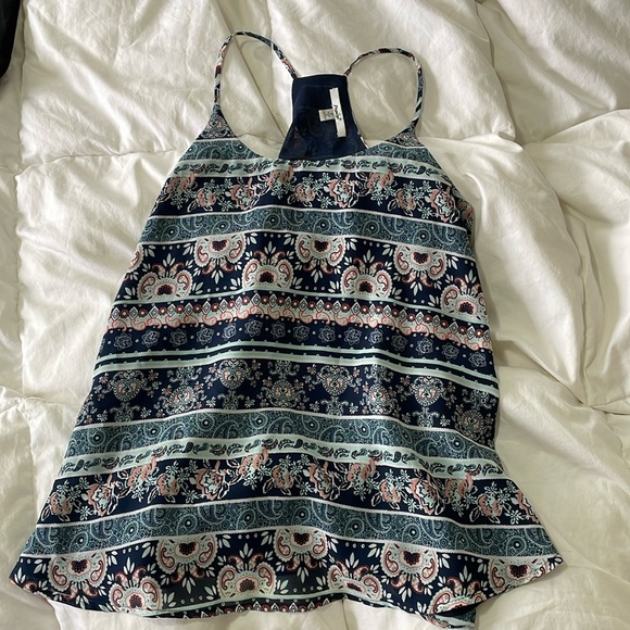 Papaya | Tops | Patterned Tank With Paisley Designs | Poshmark